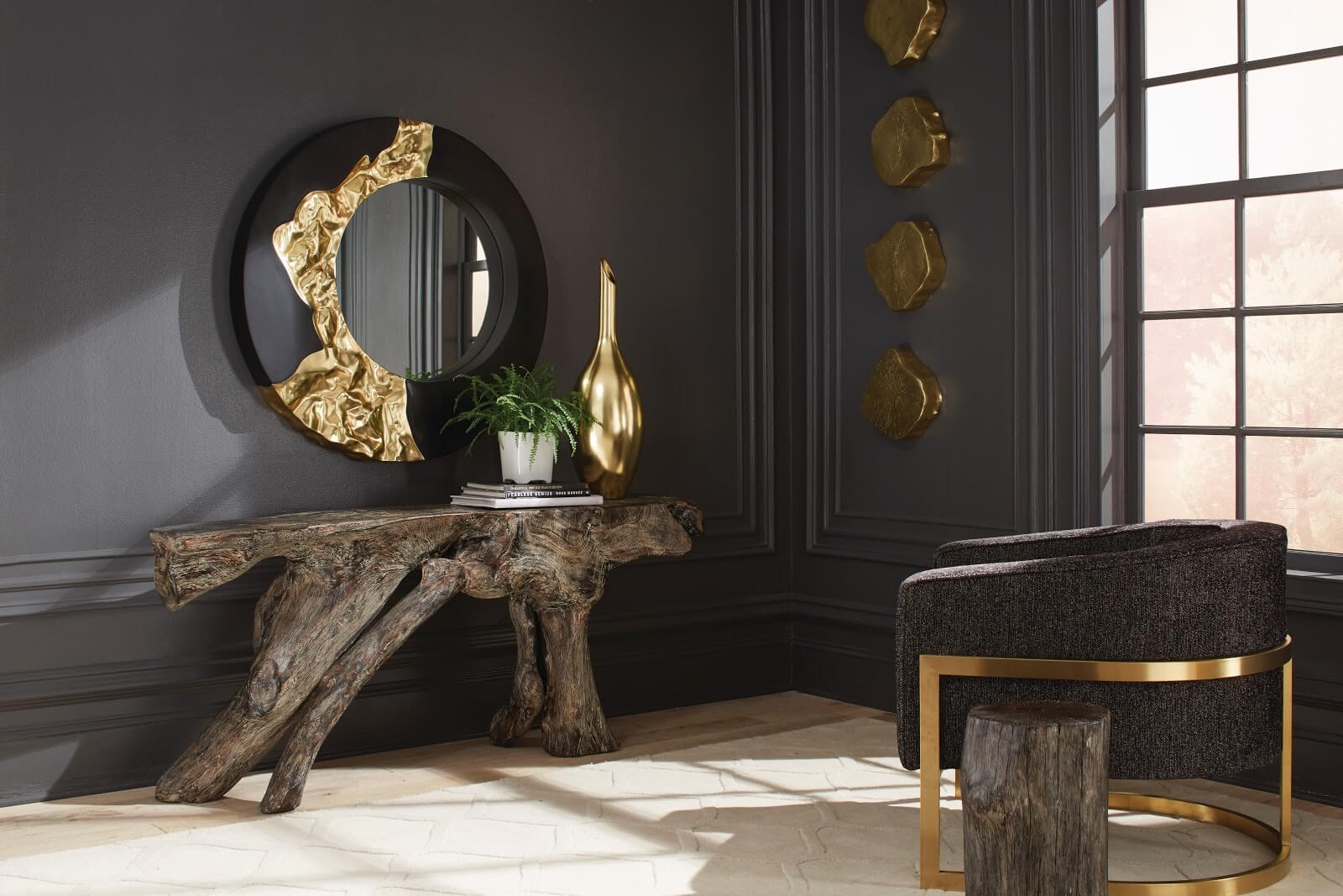 "A room should never allow the eye to settle in one place.